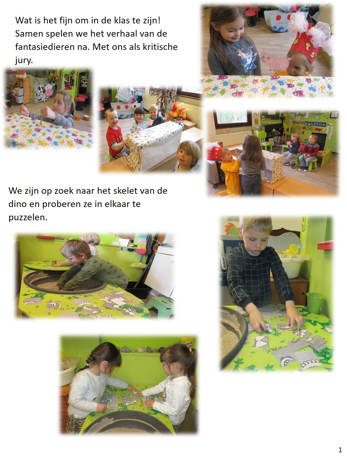 Kikkerklas Freinetschool De Bonte Specht: Project fantasiedieren bij ...