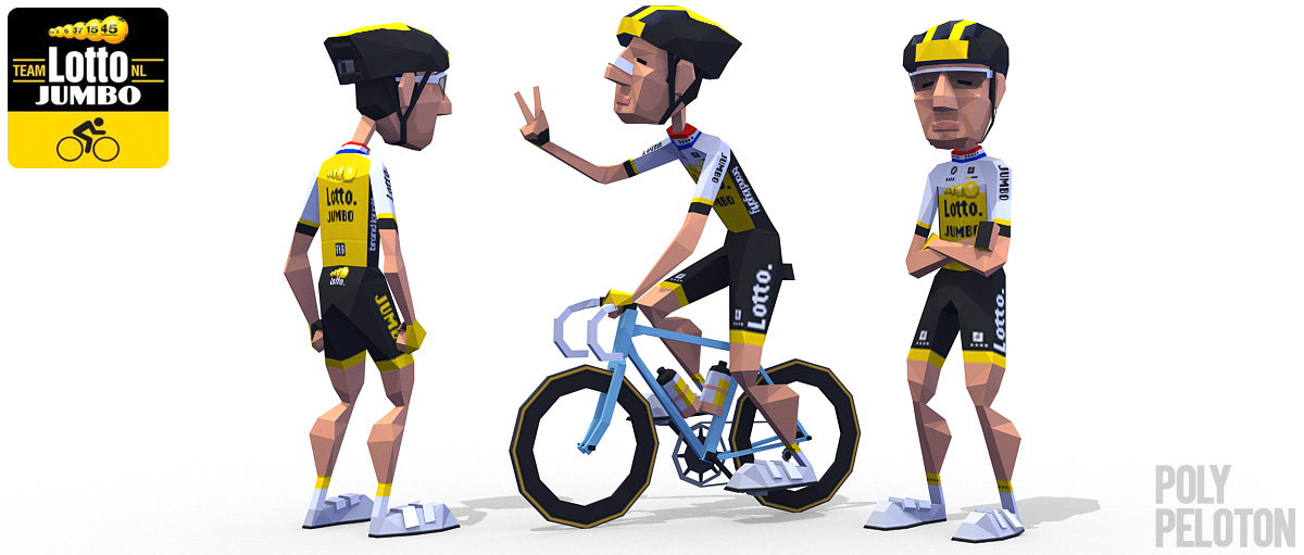Poly Peloton: 2016 Kit : Team Lotto NL-Jumbo