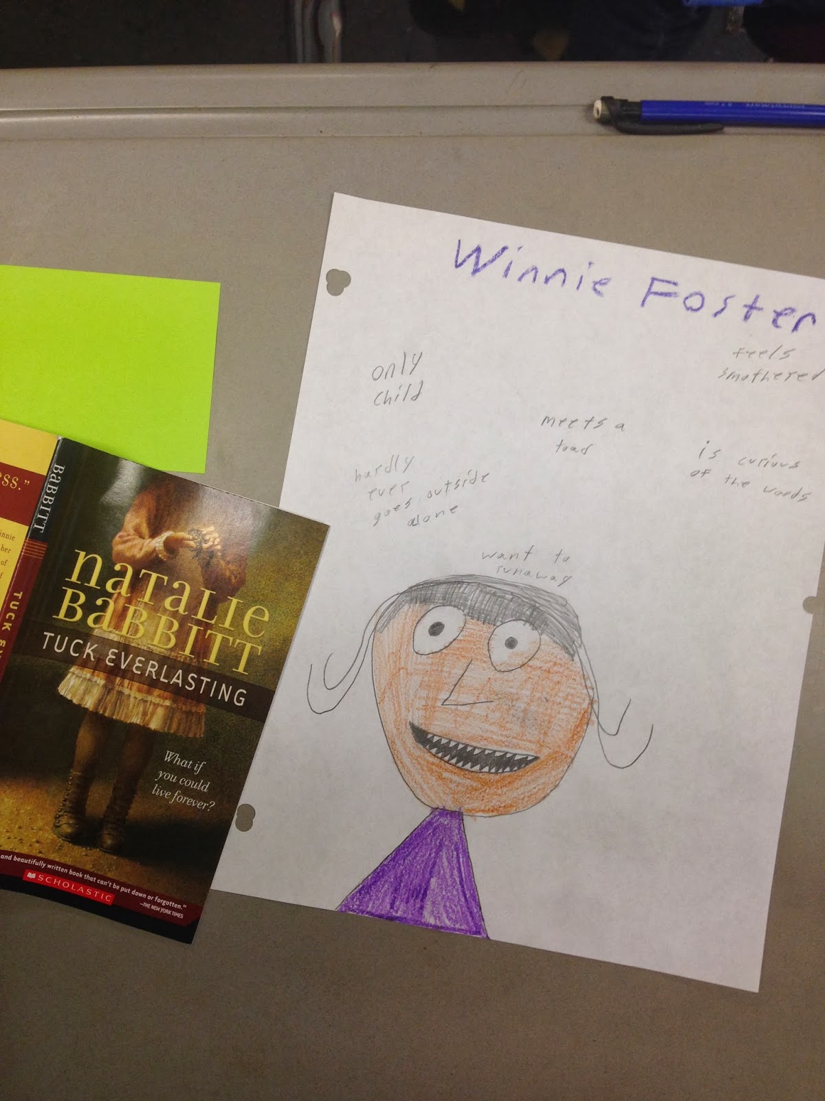 Life in First Grade: Tuck Everlasting Day 2