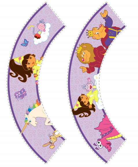 Princess Dora: Free Printable Cupcake Wrappers and Toppers. - Oh My ...