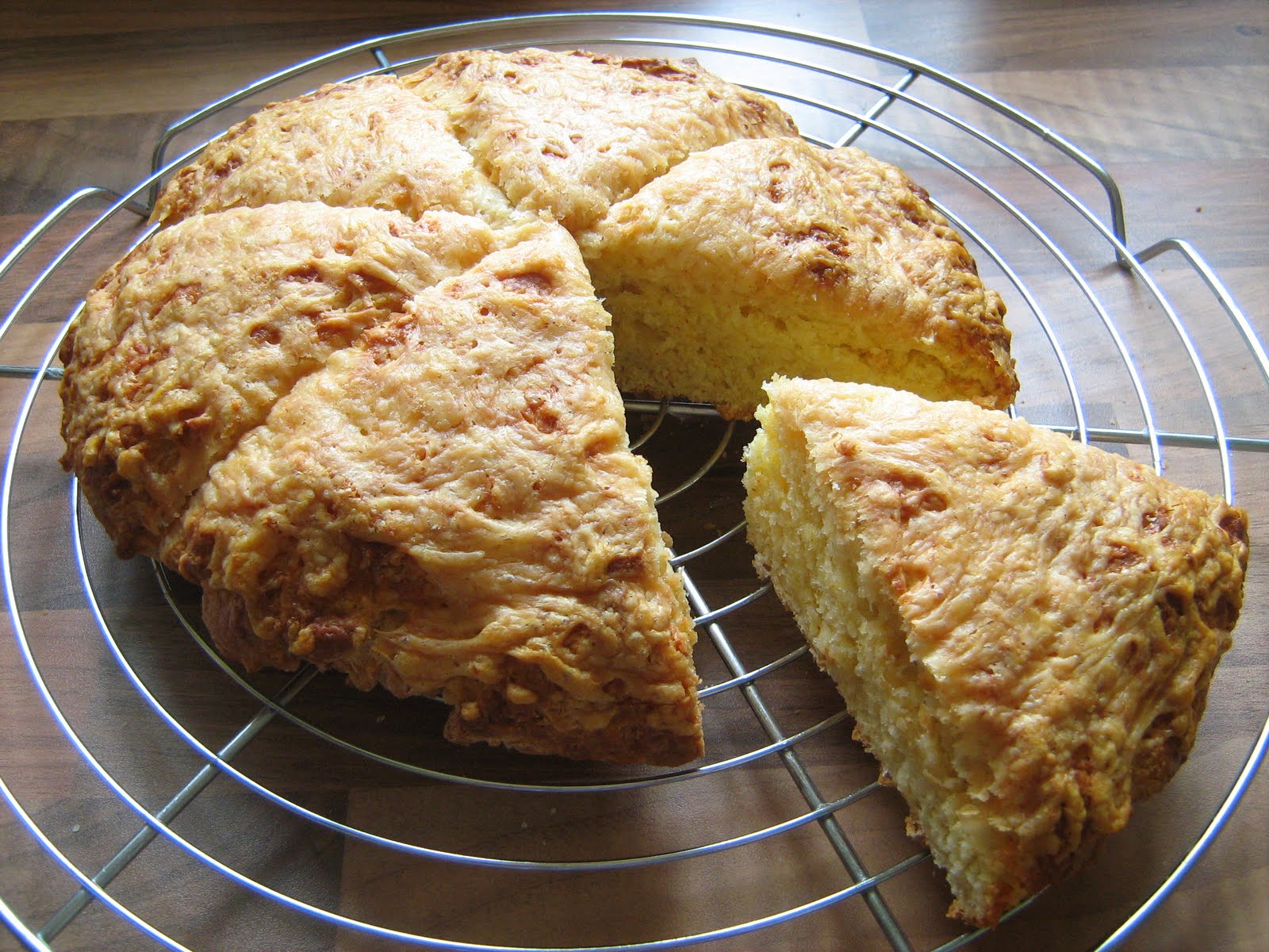 Rising To The Berry: Cheese Scone Round