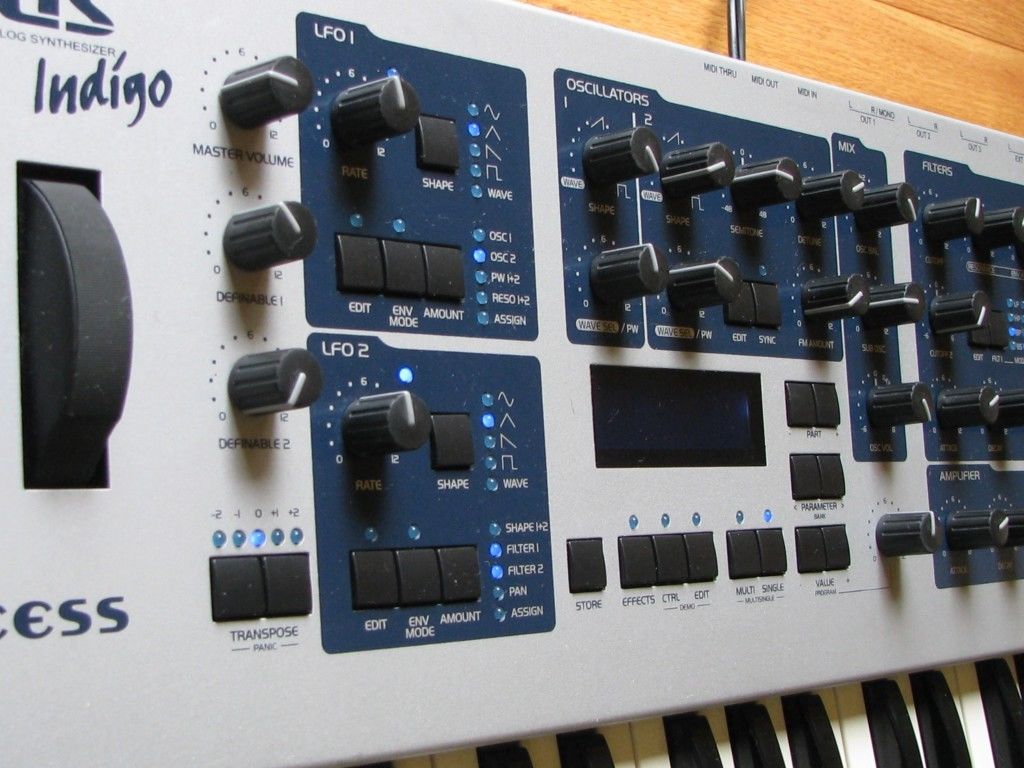 MATRIXSYNTH: ACCESS VIRUS INDIGO 1 SYNTHESIZER SN G10001563