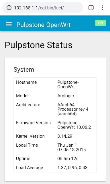 Instal Pulpstone OpenWrt di STB HG680p - Santri Dan Alam