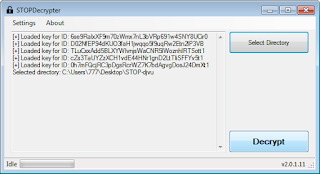 Дешифровщики файлов (дешифраторы, декриптеры): STOP-Djvu Decrypter
