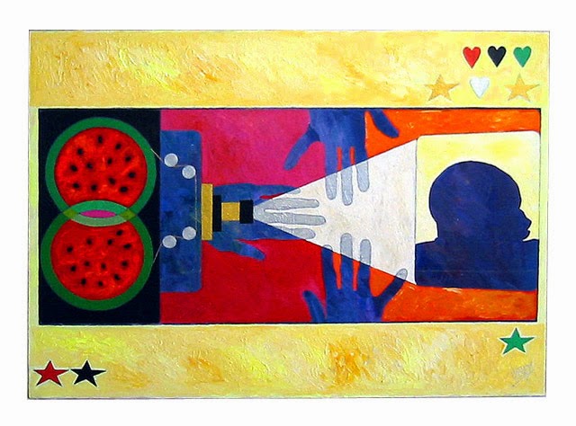 THE JAMAA FANAKA EXPERIENCE: BERNIE CASEY: PAINTINGS (4)