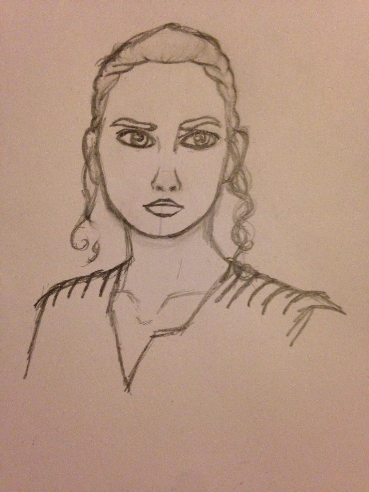 Drawn To Writing: How to Draw Rey - A Tutorial