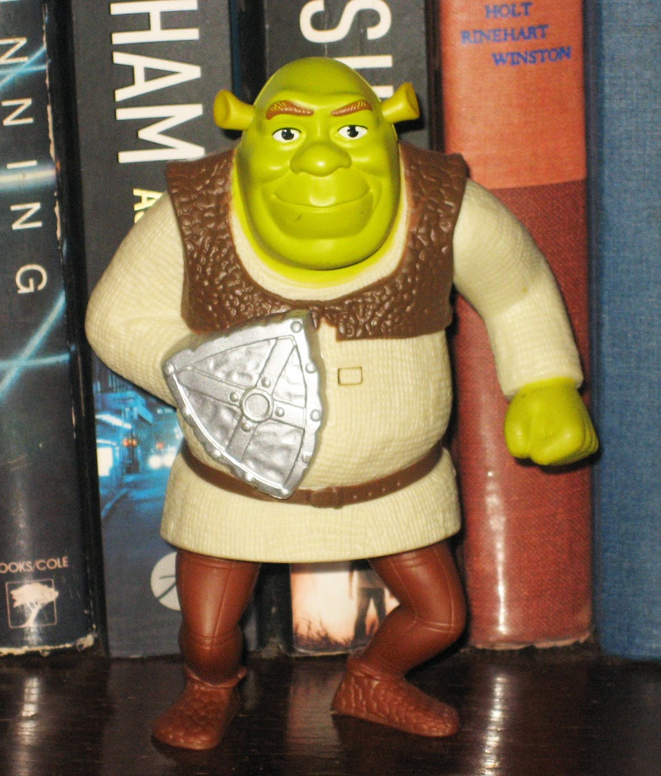 Percy's Fast Food Toy Stories : Shrek with Shield - McD