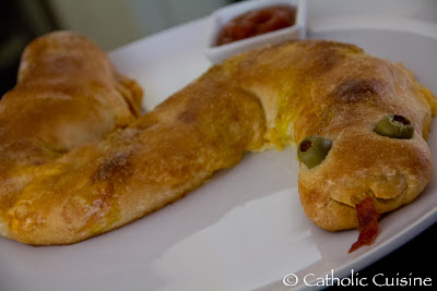 Catholic Cuisine: Snake-Bite Calzone