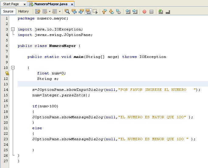 JAVA I Y II: Programas Sesión 2