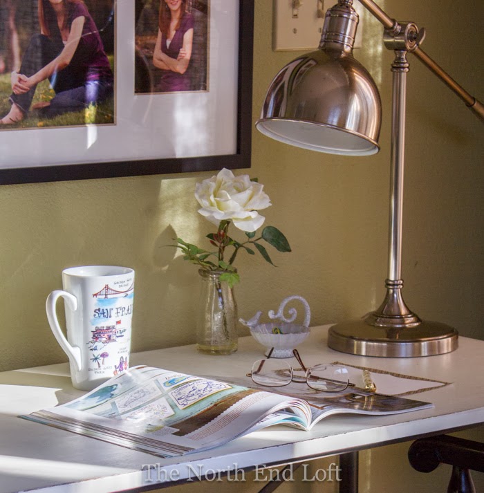 The North End Loft: Family Room Writing Table