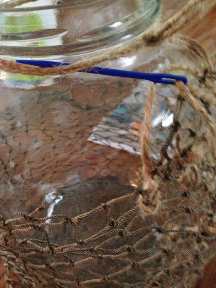 Life Inside the Page: Simple & Fun: Crafting 101 | Fish Net jar ...