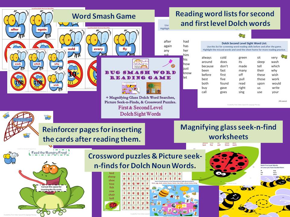 Twin Speech, Language & Literacy LLC: Drawing for our Dolch Words Level ...
