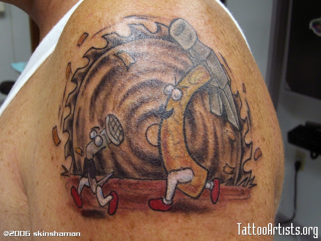 Let's Talk Wood: Cool Woodworking Tattoos