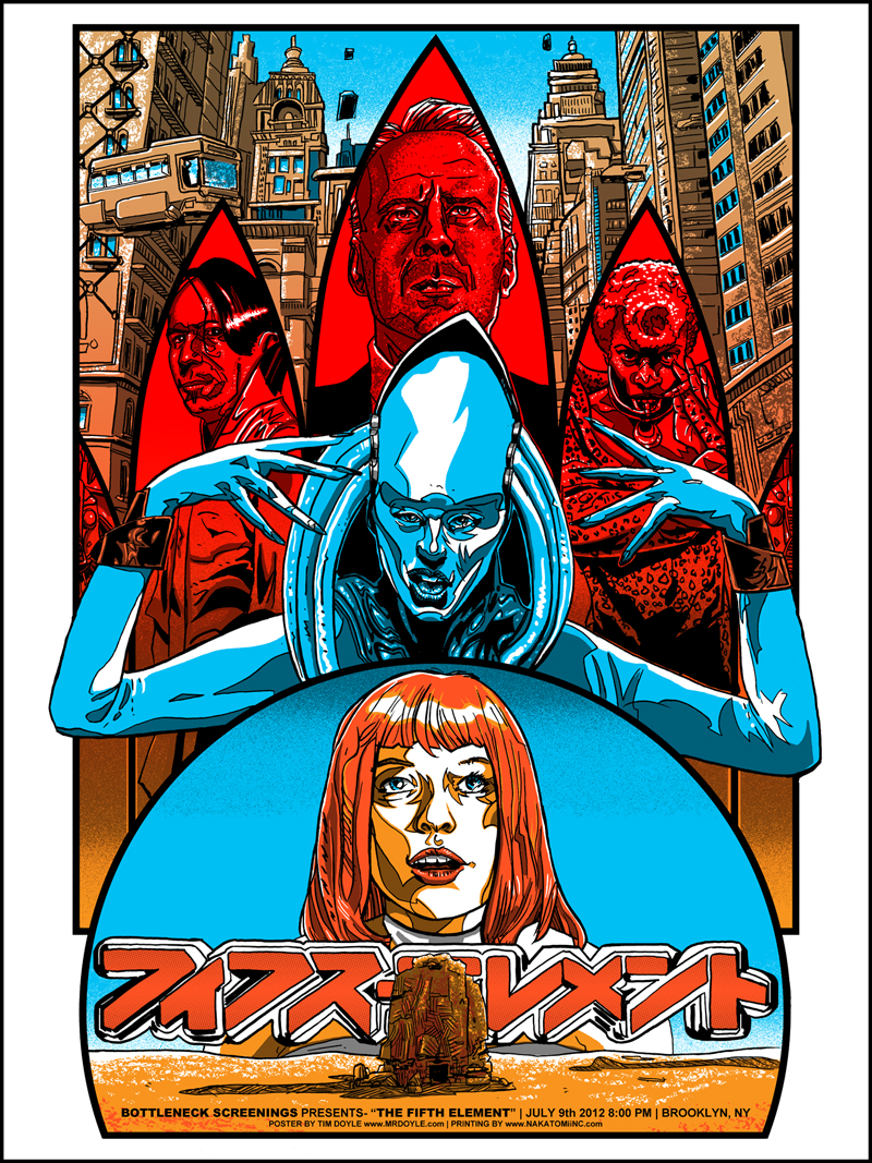 The Geeky Nerfherder: Cool Art: The Fifth Element by Tim Doyle