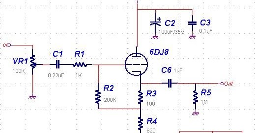 D I Y อ ะ ไ ก็ ไ ด้ . . . ต า ม ใ จ เ ร า: ปรีแอมป์หลอด 6dj8 แบบง่ายๆ