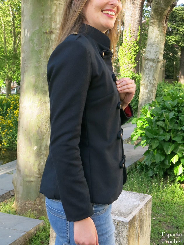 Espacio Crochet: Chaqueta marinera