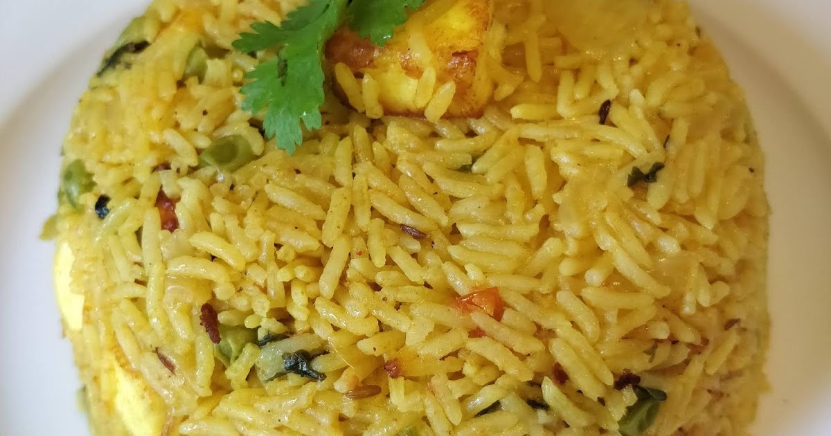 Matar Paneer Rice