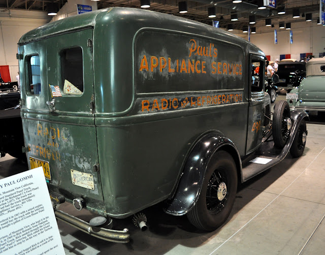 Just A Car Guy: Paul Gommi's incredible 32 Fords... the delivery/panel ...