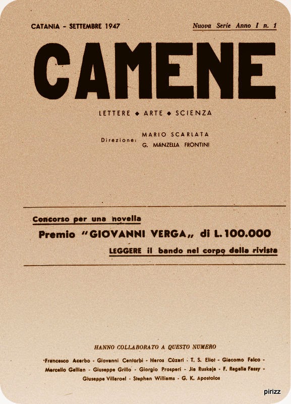 Francesco Paolo Frontini, la Sicilia ed altro...: CAMENE di Gesualdo ...