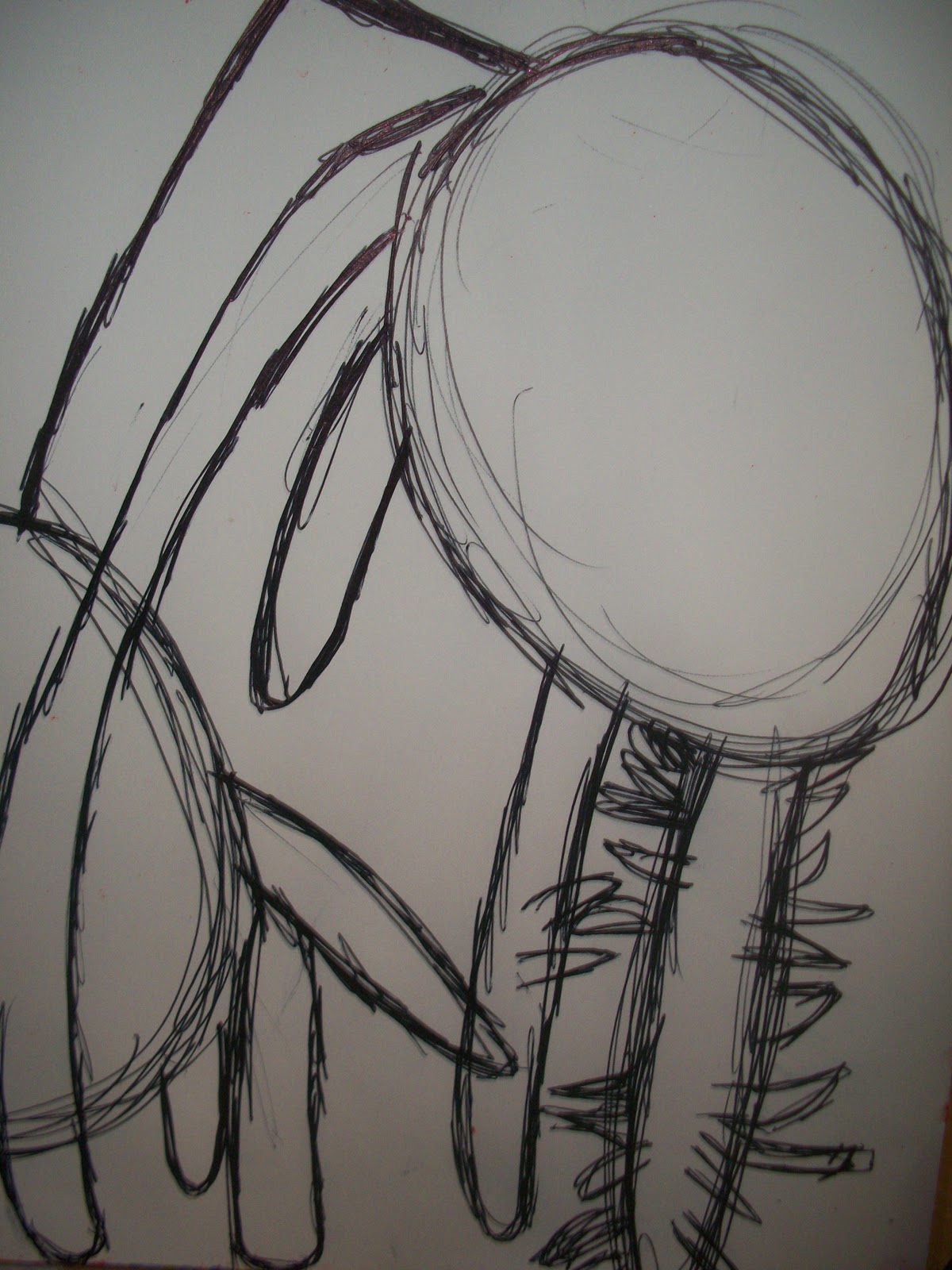 De La Salle Residency: Year 10 pupils observational drawings.