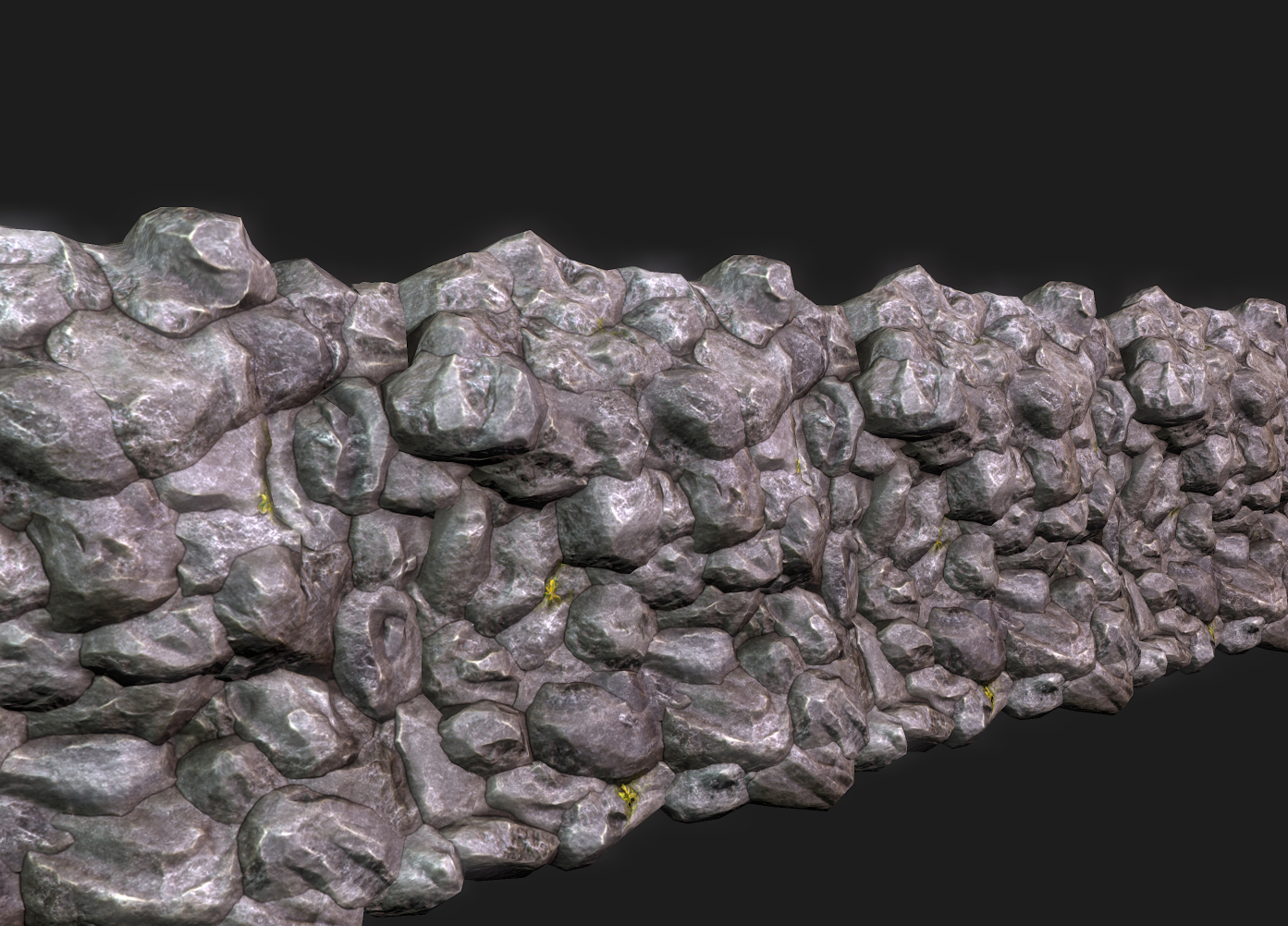 Raven Loh- Environment Artist || Props Artist: Tilling Rock Cliff Model