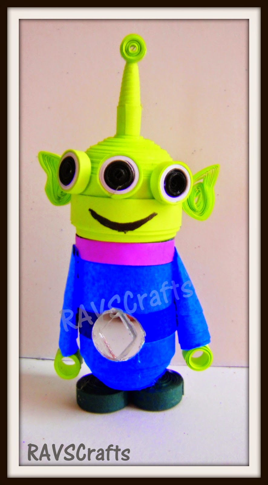 RAVSCrafts: QUILLED 3D MONSTER