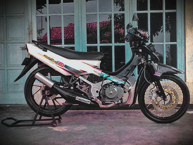 68 Foto Modifikasi Motor Satria 2 Tak Harian Terpopuler