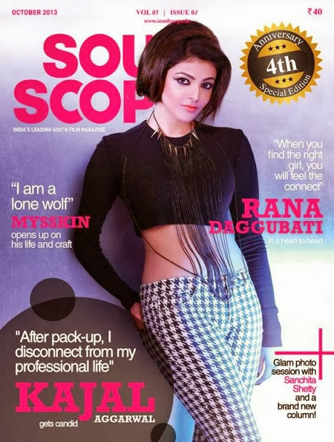 Kajal Agarwal featured On the South Scope Magazine Cover hq Pics - Hot ...