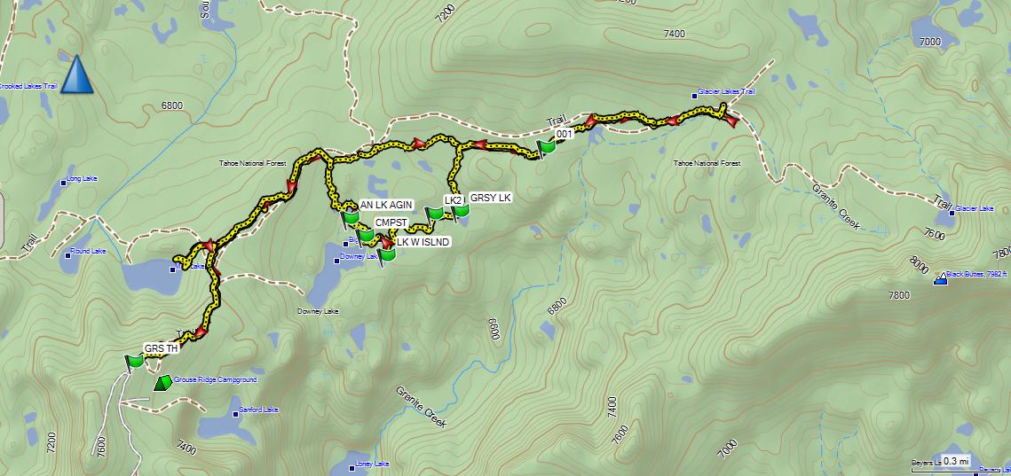 Peachy Hiker: July 2018 updates Grouse Ridge, Donner Area