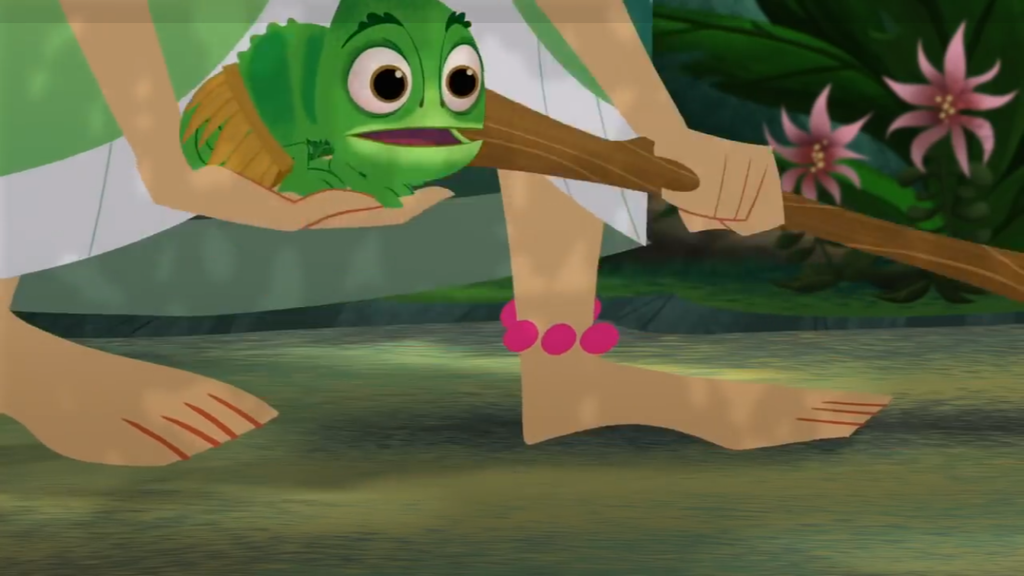 Anime Feet: Tangled: The Series: Rapunzel and Cassandra