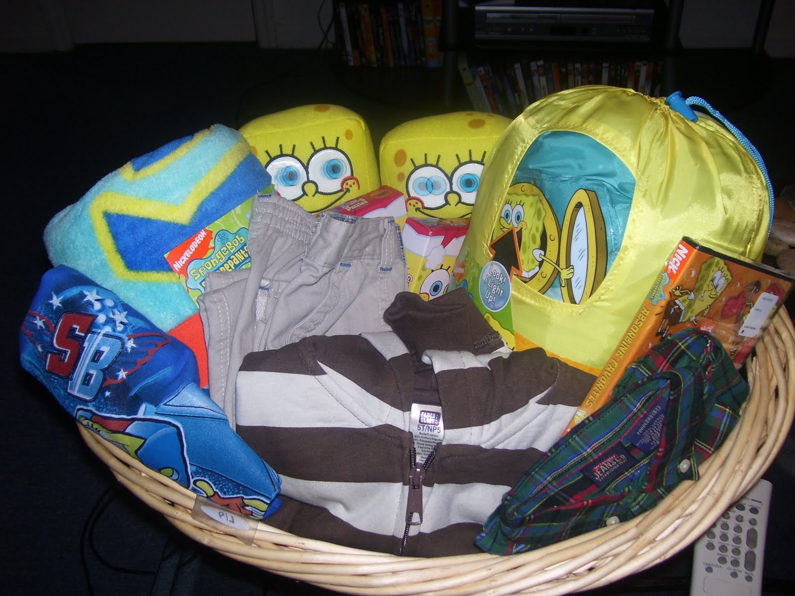 Gifts by Brittney: Spongebob Basket