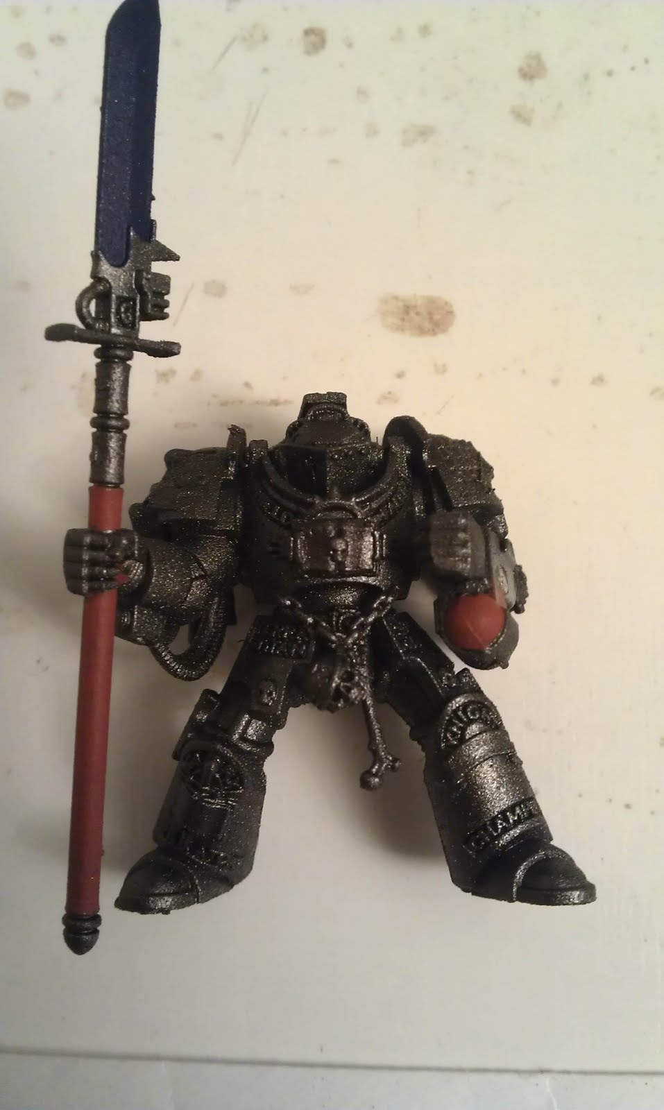 Grey Knights of Titan: Painting Grey Knights Terminators