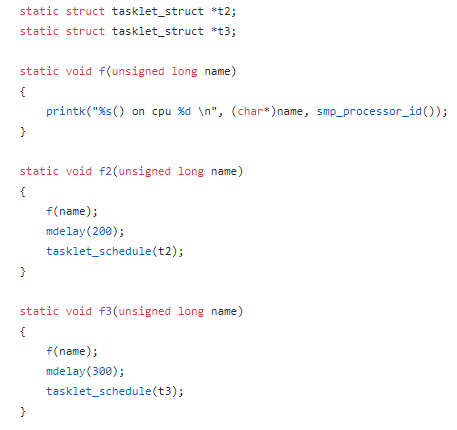 Linux Device Driver - tasklet