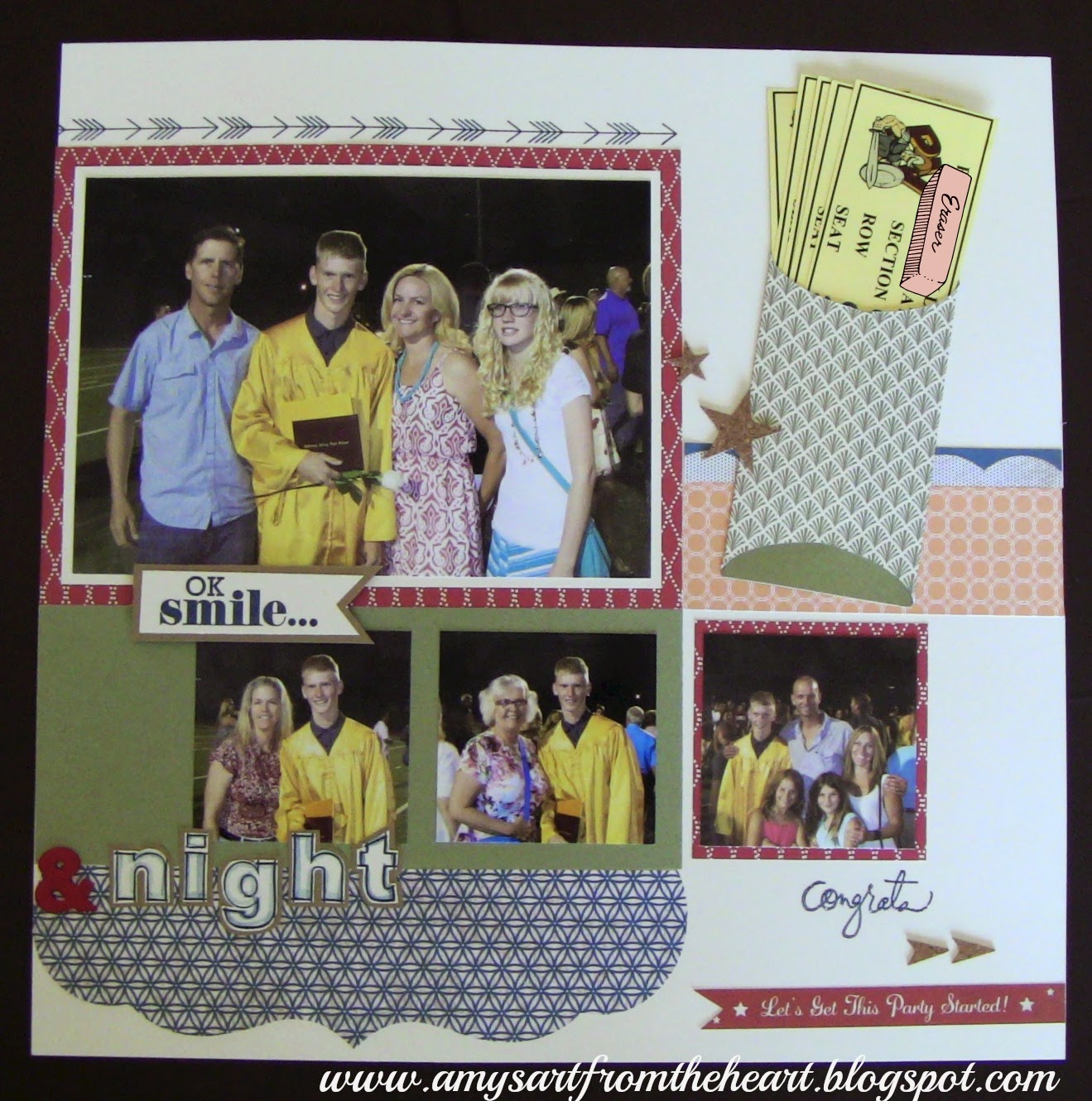 Amy's Art from the Heart: Graduation Day Layout