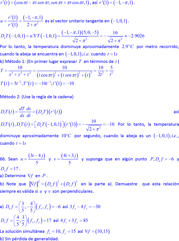 GRADIENTES Y DERIVADAS DIRECCIONALES PDF EJERCICIOS Y EJEMPLOS RESUELTOS