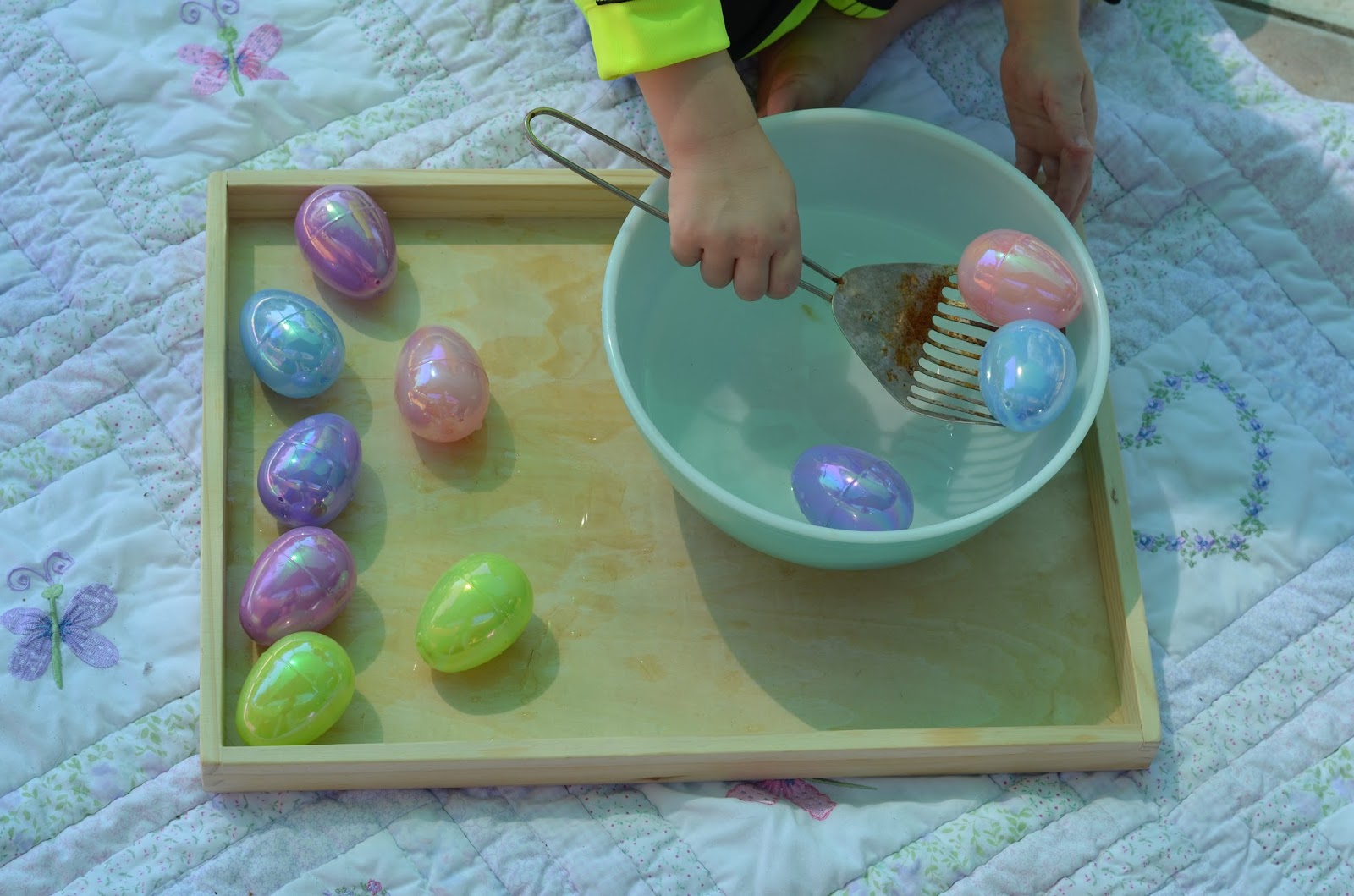 Hawley: Easter Egg Catching for Preschoolers