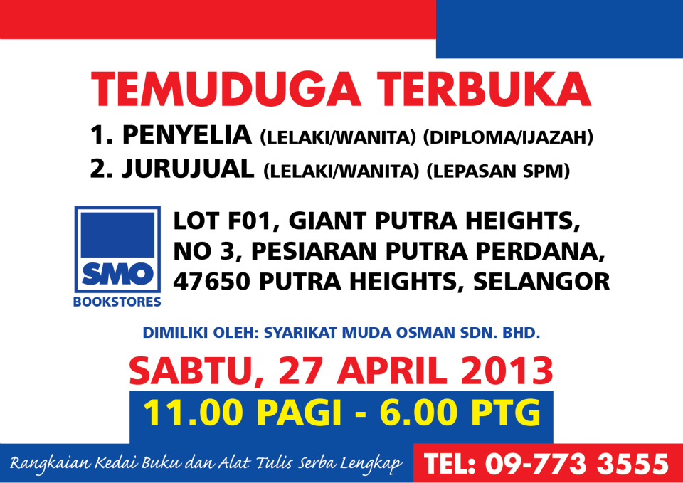 jmc kota bharu: Temuduga Terbuka Di Syarikat Muda Osman Sdn. Bhd, Giant ...