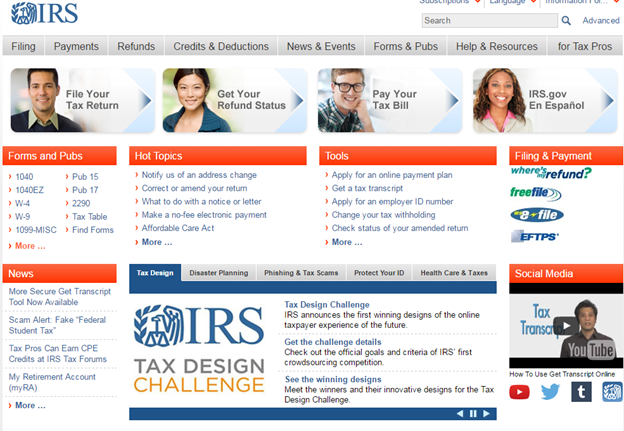 IRS Gets Serious About Its Website | Stevens and Sweet Financial