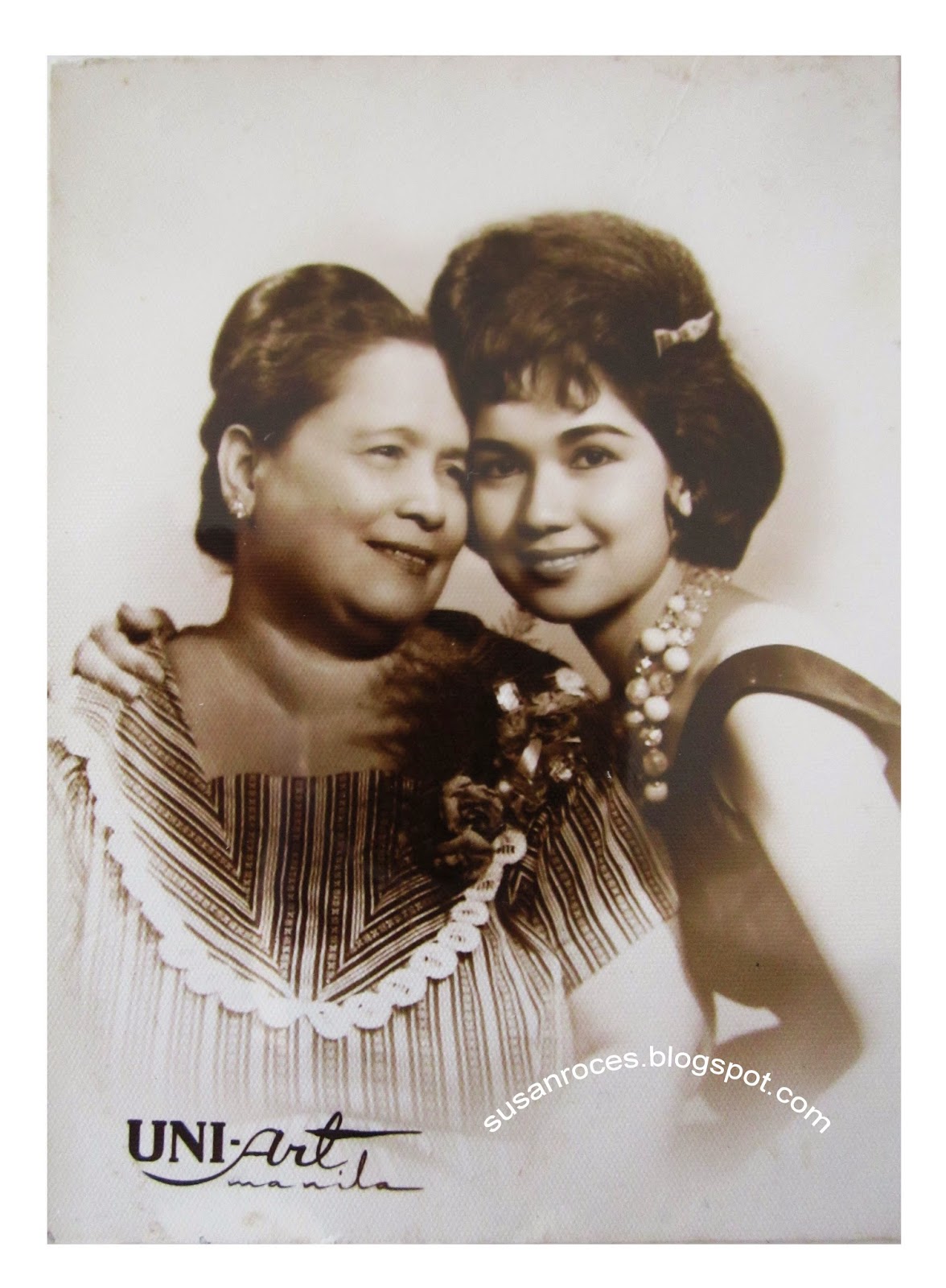 SUSAN ROCES: PHOTO GALLERY #50: SUSAN & HER MOTHER