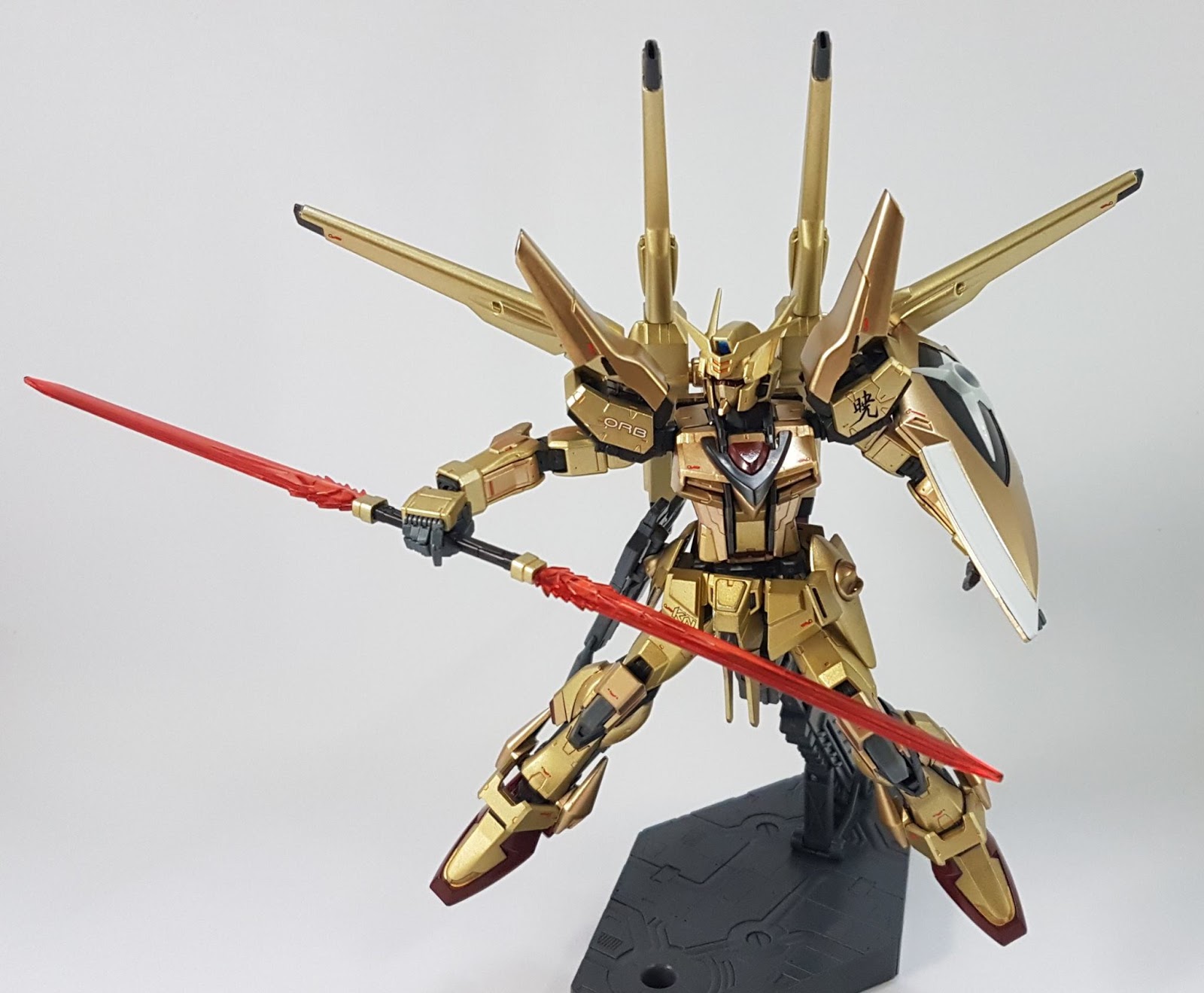 G Project: [Custom RG 1/144] ORB-01 Akatsuki Gundam
