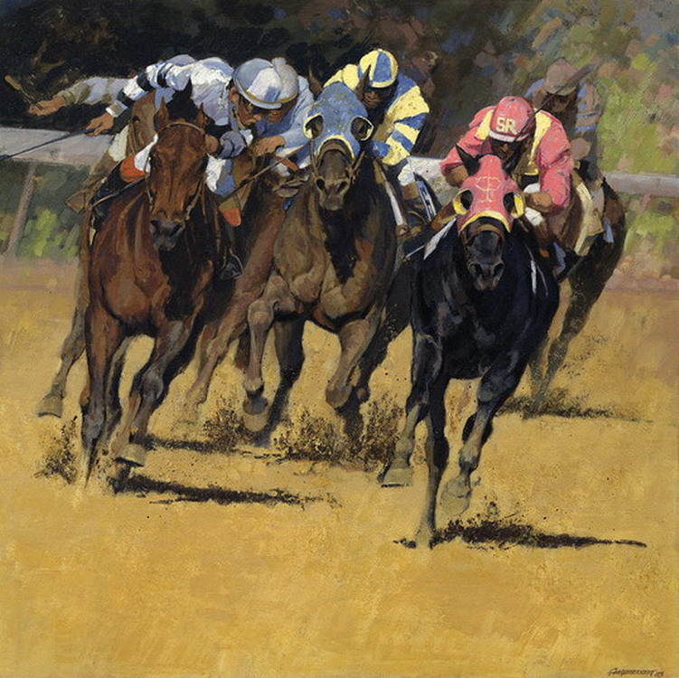 Historia y evolución de la pintura artística : Domando al Caballo ...