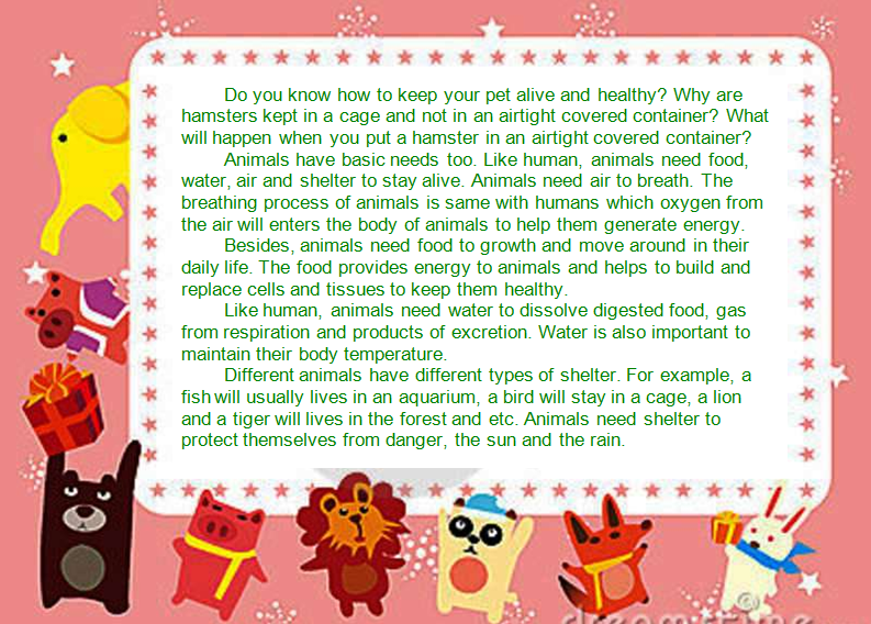 Welcome To Miss Ng Science s World Basic Needs Of Animals Welcome To Miss Ng Science s World Basic Needs Of Animals