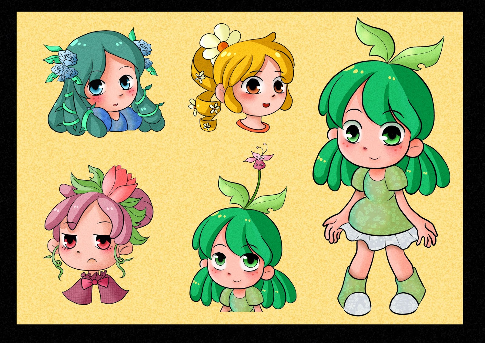 Studio Katamalia : Character Designs for personal projects