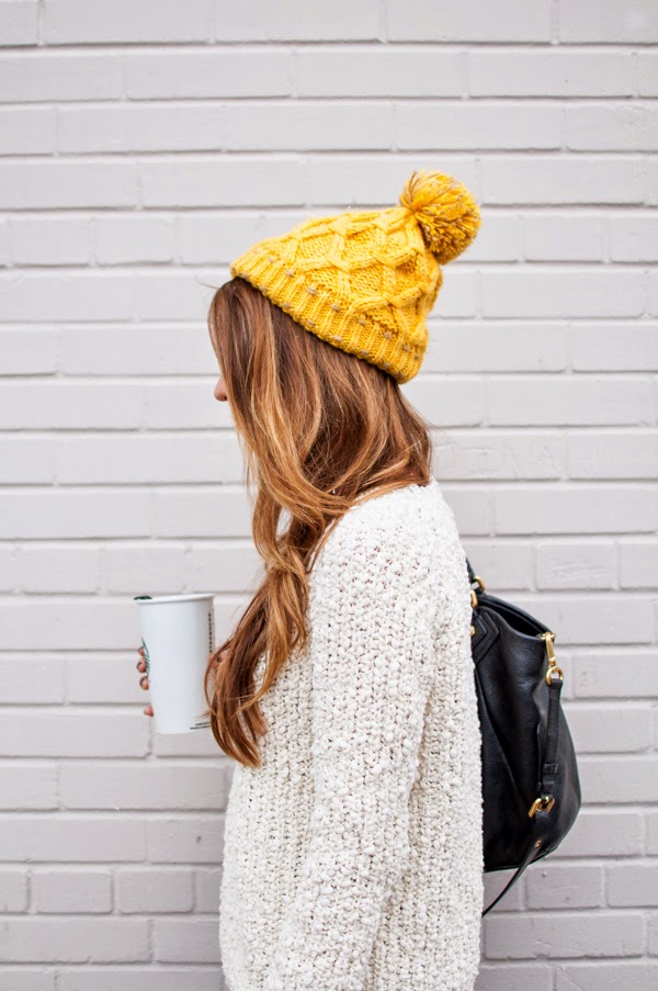 OOTD - Mustard Beanie + Hunter Boots | La Petite Noob | A Toronto-Based ...