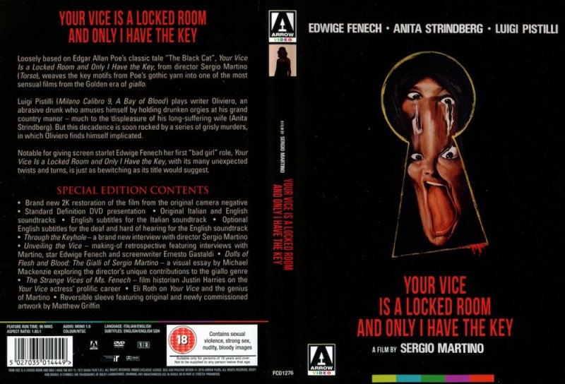 Sad Hill: ARROW VIDEO'S YOUR VICE IS A LOCKED ROOM... DVD REVIEW