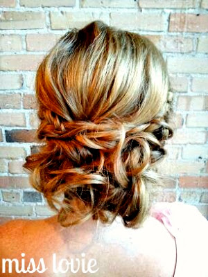 Miss Lovie: Twisted Braids and Poof Updo