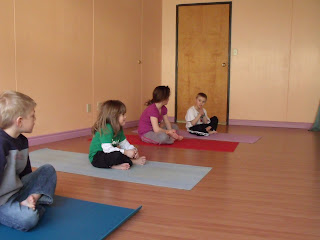 Child yoga: Bow and arrow of love