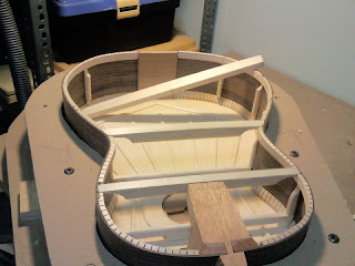 Sen's Guitar Making Blog: Back struts