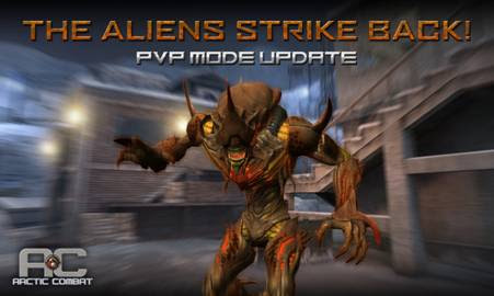 New PvP Mode "Aliens vs. Humans" Released For Arctic Combat - BioGamer Girl
