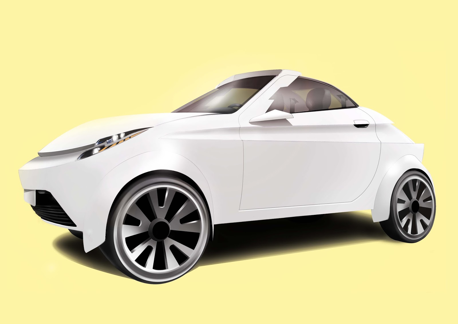 LEAPER DESIGNS PORTFOLIO: Small Luxury Car Concept